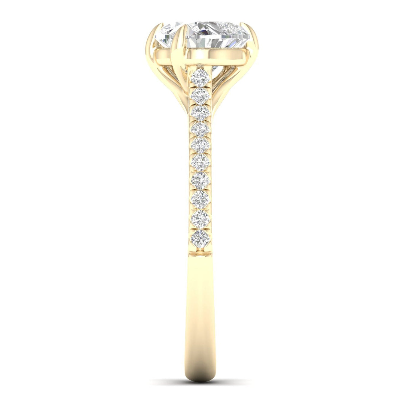 Heart Round Two Stone Diamond Ring – Verlas