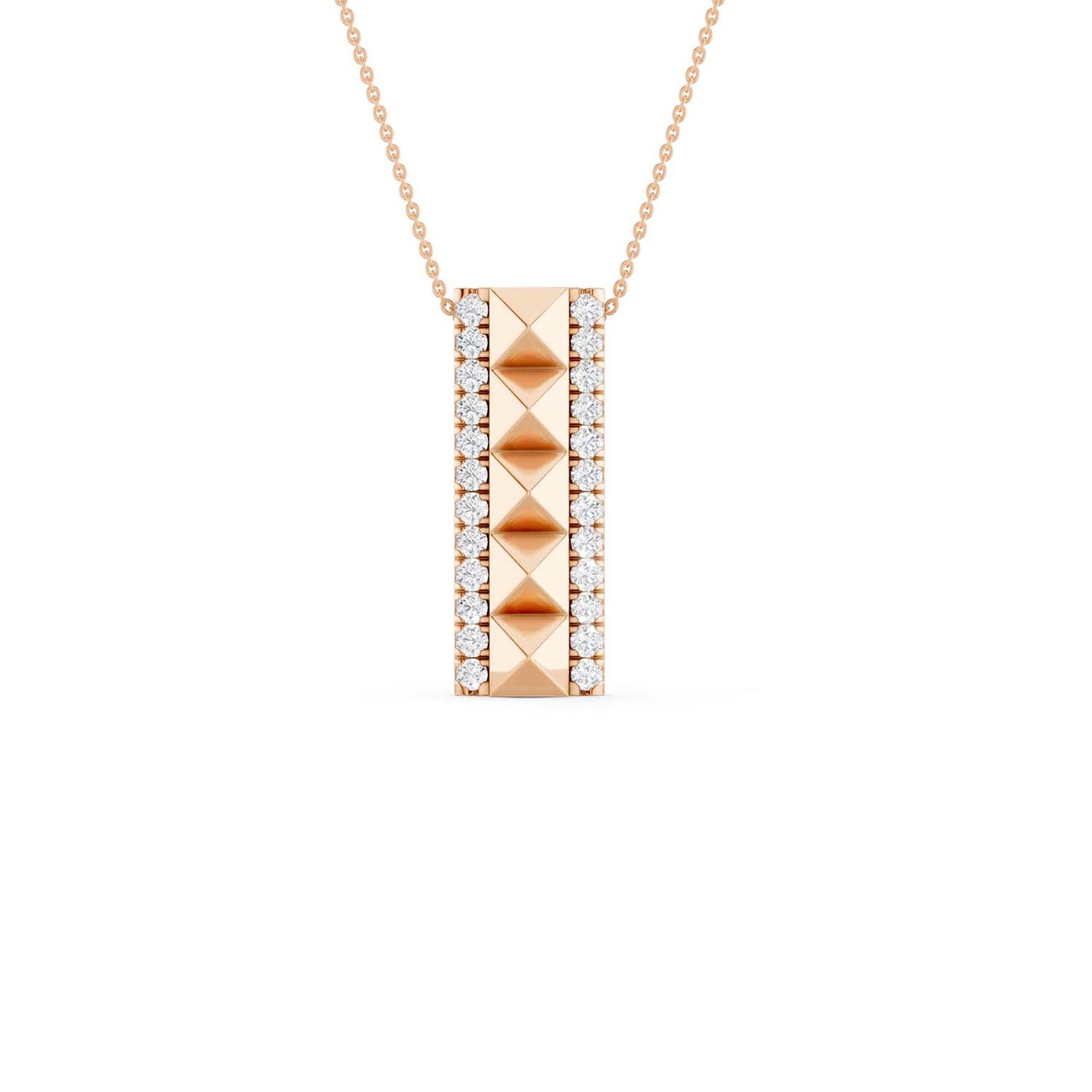 Cascading Pyramid Pendant Necklace – Verlas