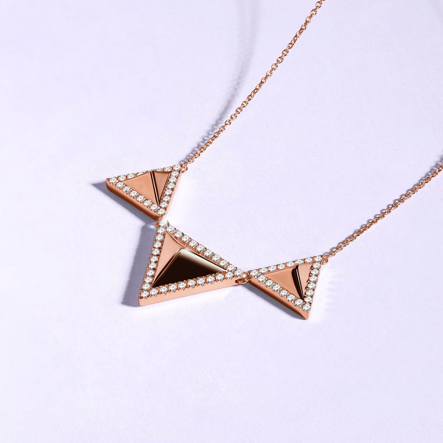 Pyramid Trois Pendant Necklace – Verlas