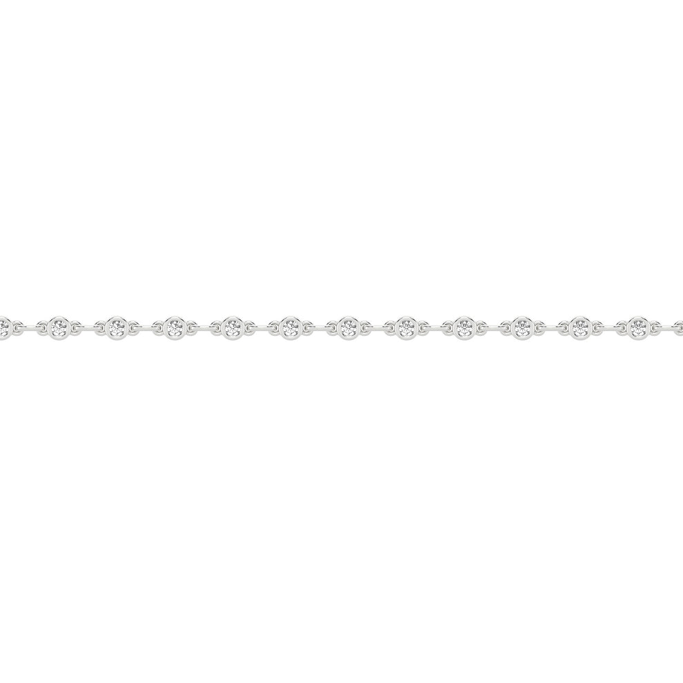 Bezel Set Diamond Tennis Bracelet – Verlas